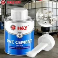 China Industrial PVC Solvent Cement 500ml Pipe Glue for Plastic Pipeline Bonding Clear Grey for sale