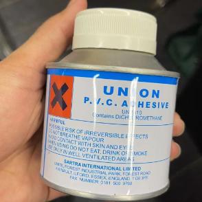 China UNION PVC Solvent Cement 250ml Clear for PVC Pipes Construction Site Low VOC for sale