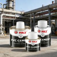 China High Strength PVC Cement Solvent Adhesive 500g for Hot Water and Rainwater Pipes Fast Drying Strong Bonding Factory Direct for sale