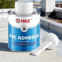 China Industrial PVC Solvent Cement Glue Adhesive for Pipe Bonding Clear Grey HY-150 for sale