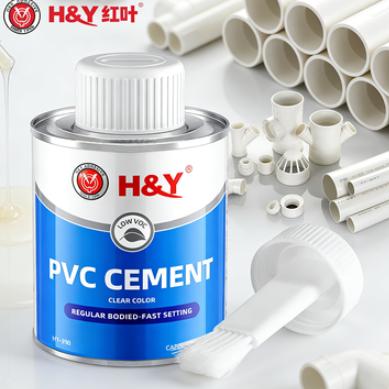 China PVC Pipe Solvent Cement 500ml Clear Grey Adhesive for Civil Industrial Piping Systems for sale