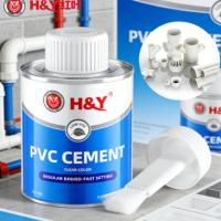 China PVC Pipe Solvent Cement 500ml Clear Grey Adhesive for Civil Industrial Piping Systems for sale