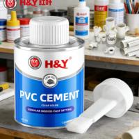 China High Transparency Clear PVC Solvent Cement for Industrial Pipeline Water Pipe Engineering HY-150 for sale