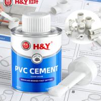 China Quick Drying PVC Adhesive High Transparency PVC Pipe Cement Solvent 500ml for sale
