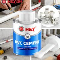 China Fast Setting Plastic Pipe Glue Solvent Cement Solvent PVC Adhesive Clear Grey for sale