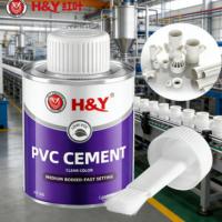 China H&Y Hongye PVC 160 Cement Solvent Adhesive Low VOC 500ml for Pipe Bonding for sale