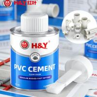 China Fast Drying 500ml PVC Solvent Cement with Cotton Brush OEM Pipe Glue for sale