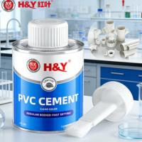 China Fast Drying 500ml PVC Solvent Cement with Cotton Brush OEM Pipe Glue for sale
