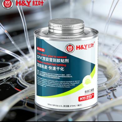 China Fast Dry Low VOC Clear Grey CPVC Glue Adhesive 473ml for Industrial Tube Piping for sale