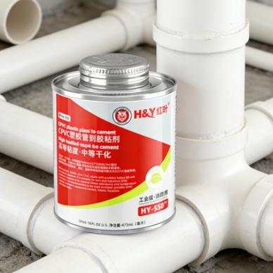 China High Viscosity CPVC Solvent Cement for Civil Industrial Pipeline 3 Inch Bonding Red for sale