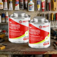 China CPVC Solvent Cement High Viscosity Red Adhesive for Fire Pipe 3 Inch Bonding for sale