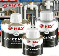 China High Viscosity PVC Pipe Glue Solvent Cement for Pipes and Fittings 12 inch Bonding HY-711 for sale