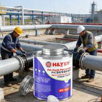 China Ultra Clear High Transparency PVC Pipe Adhesive Solvent Cement 8 Inch Bonding for sale