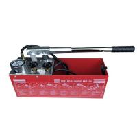 China RP50 Manual Water Pressure Test Pump 50BAR 45ml Flow 12L Capacity for Hydraulic System Leak Detection for sale