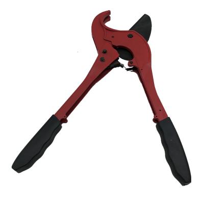 China SUNTECHMACH PVC Pipe Cutter 75mm Heavy Duty Ratchet Plastic PEX PPR Pipe Shears SK5 Blade for sale