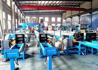 China Hydraulic Brad Nail Making Machine 16m/Min Wires Flattening Gluing Line 380V 50Hz for sale