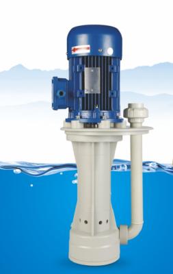 China PP Vertical Acid Alkali Resistant Pump 75-450L/min FRPP PVDF Chemical Pump for sale