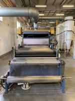 China Wire Mesh Electrostatic Powder Coating Equipment with Powder Recovery System and Oven Curing Process for sale