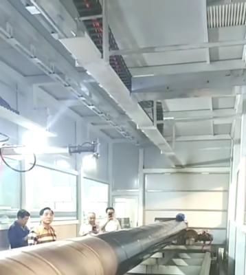 China Steel Pipe Liquid PU Coating Equipment for 57-3048mm Diameter Pipes with 6-18m Length Capacity for sale