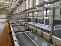 China Electro Galvanizing Coating Line for Fence Wire and Binding Wire - 48 Wires, 27m Tank Length, 6000A Rectifier for sale