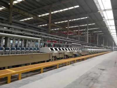 China Automatic Steel Wire Brass Electroplating Production Line 36-56 Lines Copper 62-68% Coating 3-8g/kg for sale