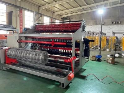 China Automatic Fixed Knot Fence Making Machine 10ft Width 21 Line Wires Deer Field for sale