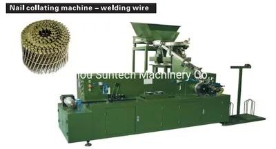 China Automatic Coil Nails Making Machine 8KW Motor 2500PCS/min for 1.8-4.5mm Nails for sale
