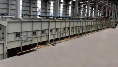 China Hot Dip Galvanizing Line 40-300G/M2 Zinc Coating 100m/Min Speed for 1.0-4.5mm Steel Wire for sale