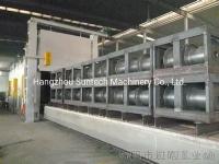China Bogie Hearth Type Heating Furnace 3 Zones Heat Control Hot Air Circulation for Aluminum Wires for sale