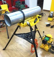 China Tripod Pipe Chain Vise 1/8-6in Capacity Portable Foldable Steel Legs Tool Tray Plumbing Welding for sale