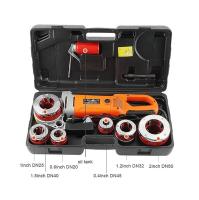 China 2300W Copper Motor Handheld Pipe Threading Machine 15-50mm Portable Electric Pipe Threader with Safety Lock for sale