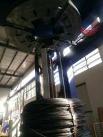 China Wire Coils Compacting Automatic Wrapping Machine with LLDPE Film - Adjustable Speed Ring-Type Packaging Equipment for Industrial Coil Protection for sale