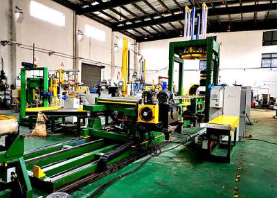 China 1600-1100mm Steel Copper Wire Coil Packing Machine with 20 Ton Compression and LLDPE Film Wrapping for sale