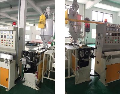 China Low Voltage Cable Extruder Machine Ф5.0mm-30mm with 200KG/H Capacity and 300m/min Speed for PVC Wire Coating for sale