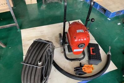 China STB200 Drain Pipe Cleaning Machine 50-200mm Capacity with 750W Power and 30mm Cable System for sale