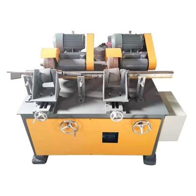 China STP2 Dual-Head Pipe Polishing Machine 2-100mm Capacity 8kW Total Power for Round Bar Surface Finishing for sale