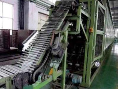 China 7 Layer Chain Type Welding Electrode Baking Furnace with 8 Baking Shelves and Hydraulic Trolley System for sale