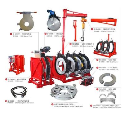 China 800mm HDPE Butt Fusion Welding Machine with 18.2KW Power and 270°C Heating Plate for Plastic Pipe Joining for sale