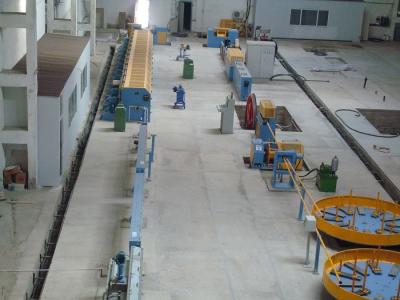 China 77B 82B PC Strand Machine Wire Induction Heating Equipment 1200mm Reel 300m/min Production Line for sale