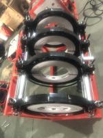 China 250mm-400mm PE HDPE Plastic Pipe Welding Machine with Wheel Cart - 7400W Power, 270°C Heating Plate for sale