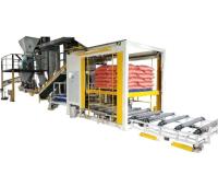 China PLC Controlled Steel Fiber Packing Machine with Robot Palletizer - Automatic Weighing and Sealing System for sale