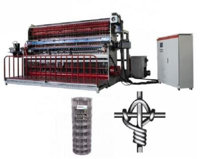 China Automatic Fixed Knot Fence Machine 2400mm Width 25 Rows/Min for Deer Cattle Farm Enclosures for sale