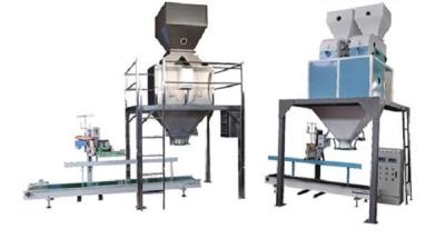 China Automatic Steel Fibers Packing and Palletizing Machine for 10kg to 25kg Bags with Robot Automation for sale