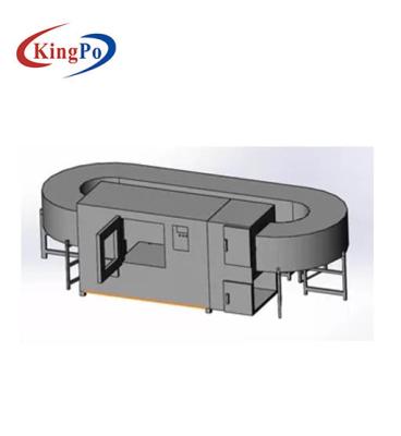 China HH54P 220V Sand Dust Test Chamber 1000x1000x1000mm with 18m/s Airflow Speed for Electronics and Auto Components for sale