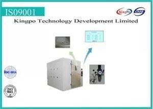 China 380V 50HZ Stepping Type Dust Test Chambers - 2-2.8M Interior Dimensions with PLC Control for sale