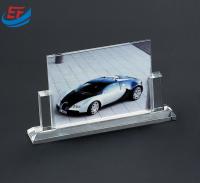 China Strong Magnet Photo Frame High Transparent Free Stand Acrylic Picture Holder for sale