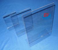 China A4 A5 A6  Poster Display Stand L Shape Transparent Acrylic Menu Holder For Advertising Display for sale