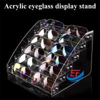 China Counter Top Six Tiers Clear Acrylic Display Stand For Sunglass for sale