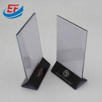 China A4 A5 A6 Vertical Transparent Acrylic Sign Holder For Promotion Advertising for sale