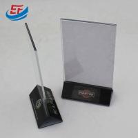 China Transparent Acrylic Menu Display Stand For Promotion advertising for sale